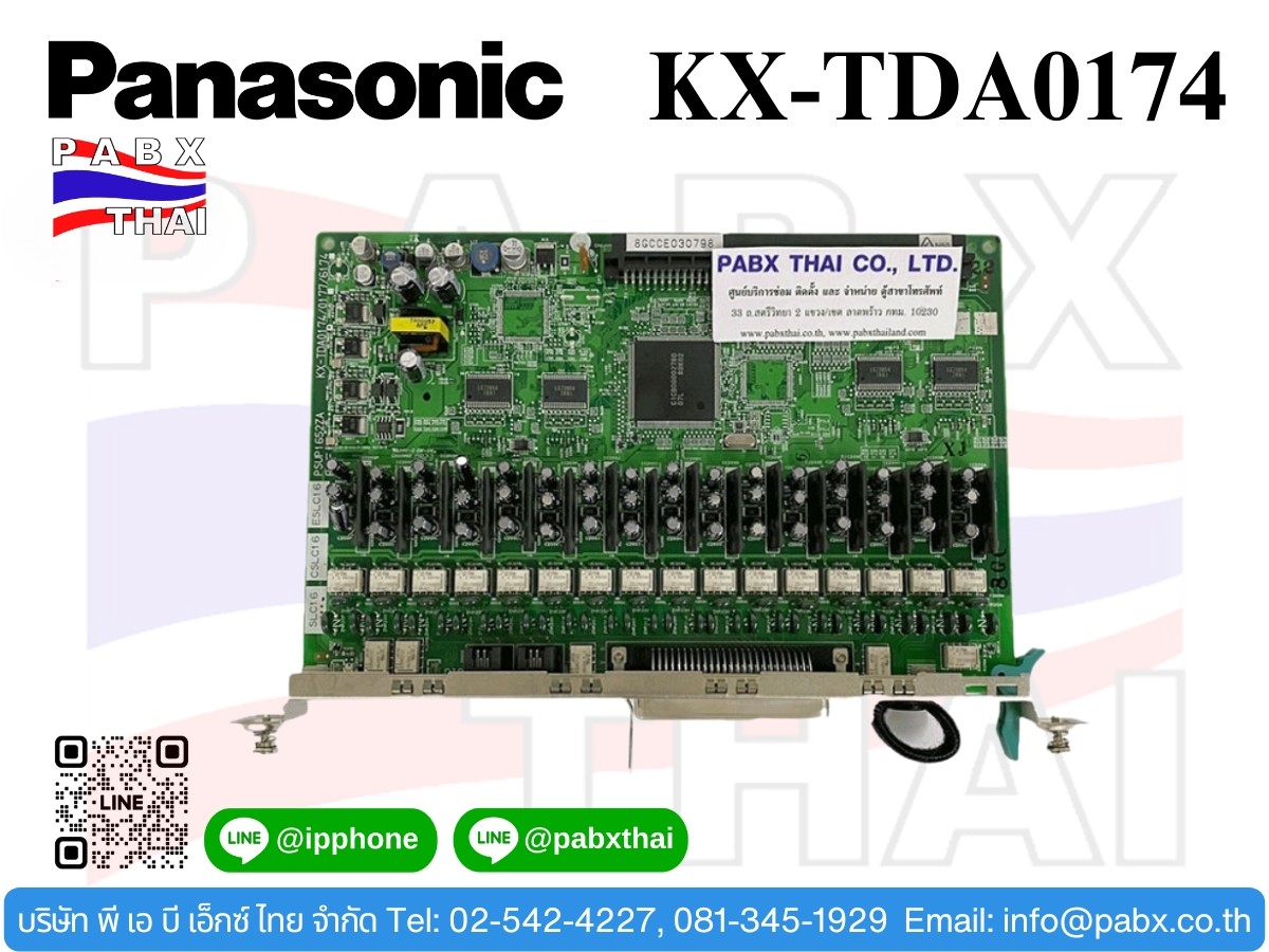 Panasonic KX-TDA0174,SLC16 16-Port Single Line Extension Card